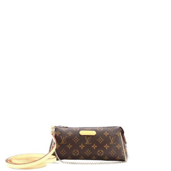 Louis Vuitton | Bags | Louis Vuitton Eva Handbag Monogram Canvas Brown ...